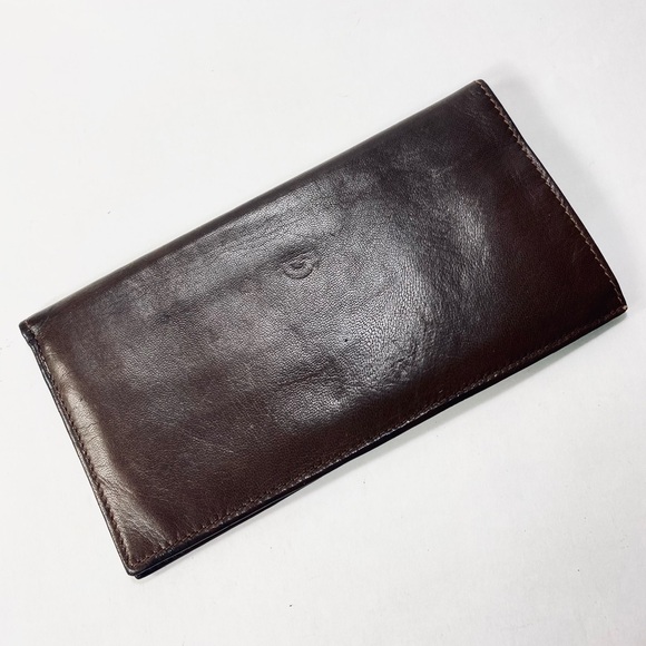 Delli Firenze | Bags | Vintage Delli Firenze Genuine Brown Leather Slim ...